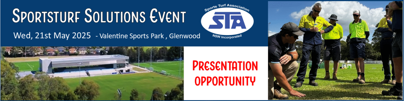 Sponsorship - Sportsturf Solutions Event - Sports Turf Association